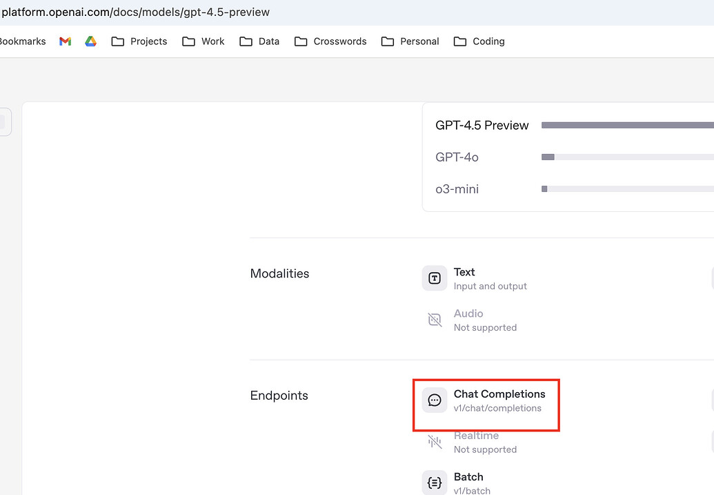 Understanding which models are available to call with the APIs - API - OpenAI Developer Community