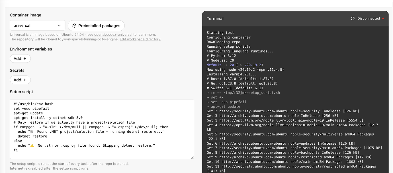 Getting Generic Failed To Set Up Container Error Coding With Chatgpt Openai Developer