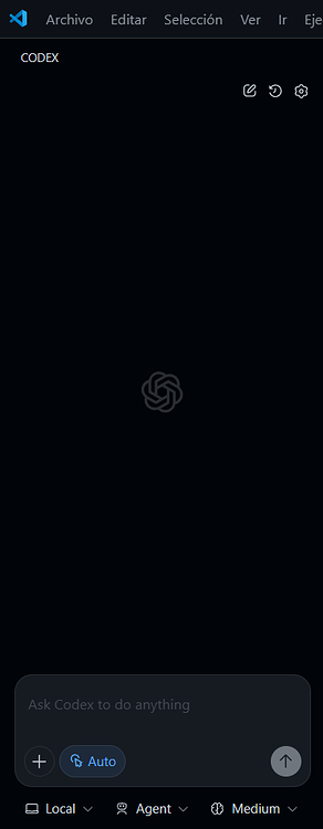 Bug Report Codex Vs Code Extension Stuck On Loading Never Shows Login Screen Codex Cli