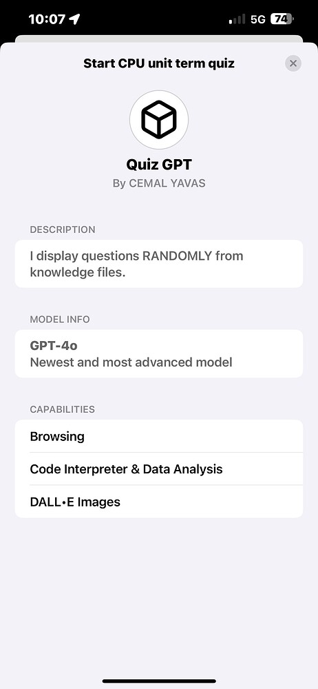 What models are my custom GPTs using? - GPT builders - OpenAI Developer Community