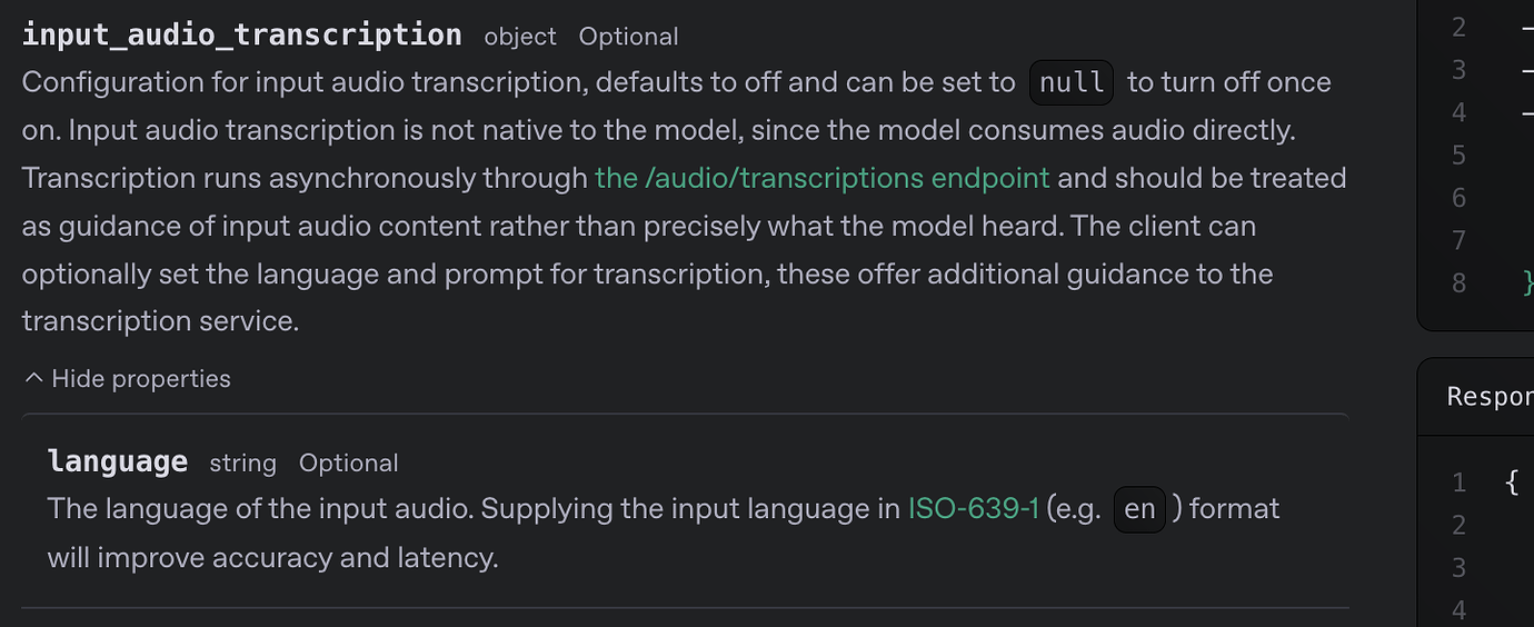 Languages in Realtime API - API - OpenAI Developer Community