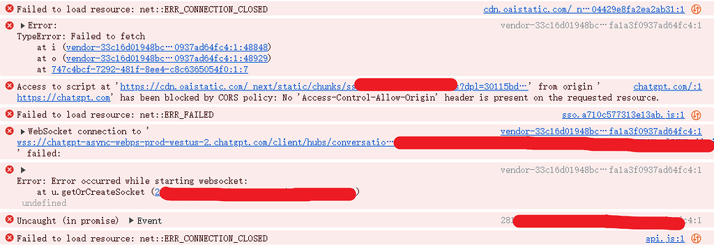 Chatgpt web stream response not working - Bugs - OpenAI Developer Community