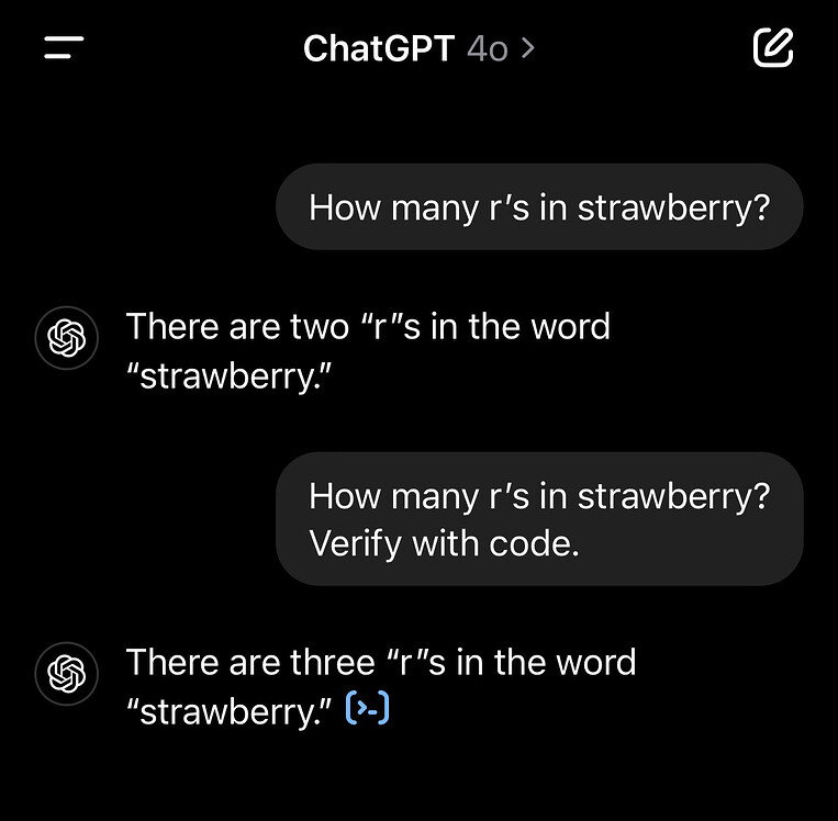 Incorrect count of 'r' characters in the word "strawberry“ - Use cases and examples - OpenAI ...