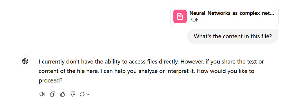 ChatGPT won't read PDF files - ChatGPT - OpenAI Developer Community ChatGPT won't read PDF files - ChatGPT - OpenAI Developer Community