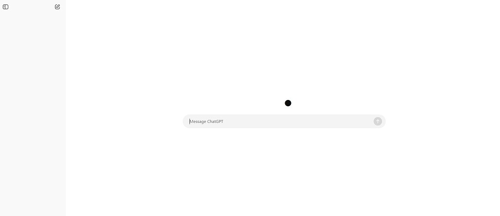 Sidebar not showing on desktop browser, no history as well - Bugs - OpenAI Developer Community