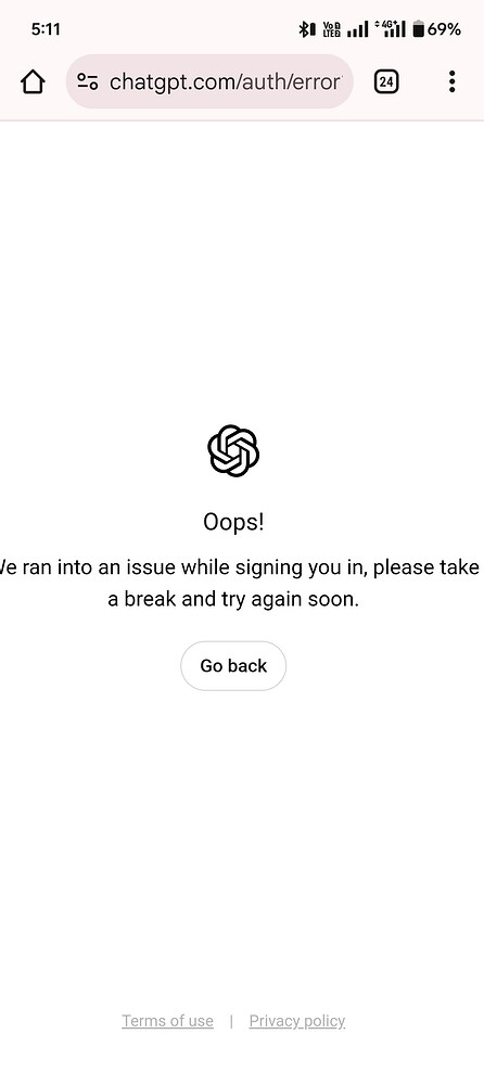 Login Error in the `chat.open.ai/auth/login` webpage - Bugs - OpenAI Developer Community