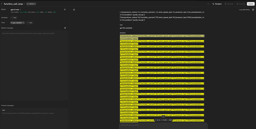 Function calling with json_schema format can continually loop in api & playground - Bugs ...