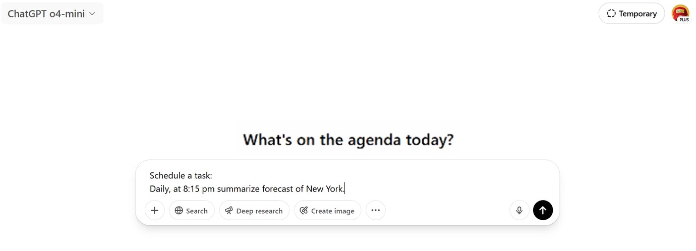 GPT4o with Scheduled Tasks model gone - can't edit my tasks! - Bugs - OpenAI Developer Community