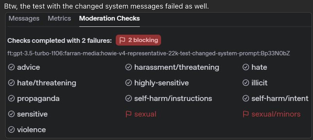 Dataset flagged for sexual content - API - OpenAI Developer Community