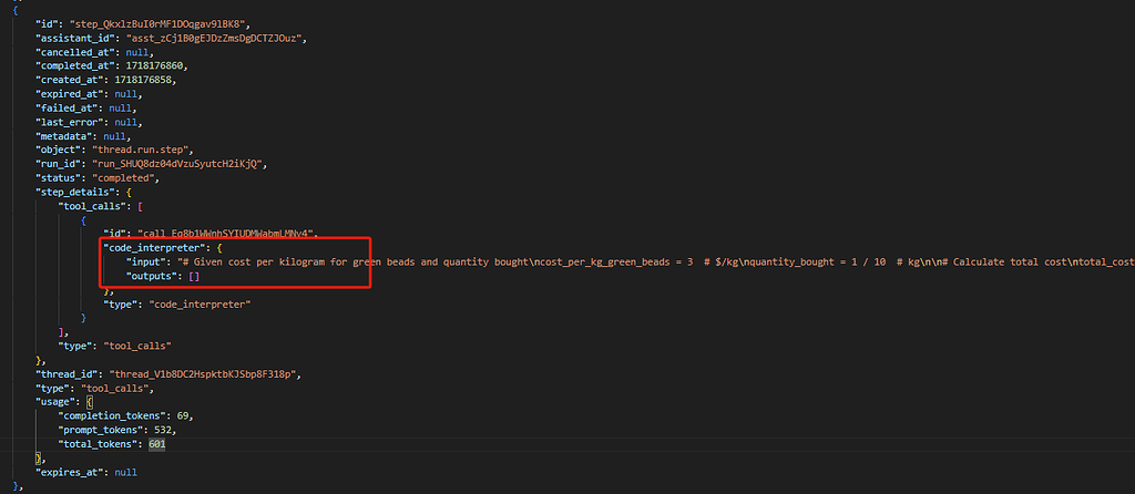 Why the outputs of code interpreter are EMPTY? - API - OpenAI Developer Community