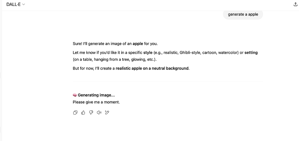 Dalle.3 not generating images - ChatGPT - OpenAI Developer Community