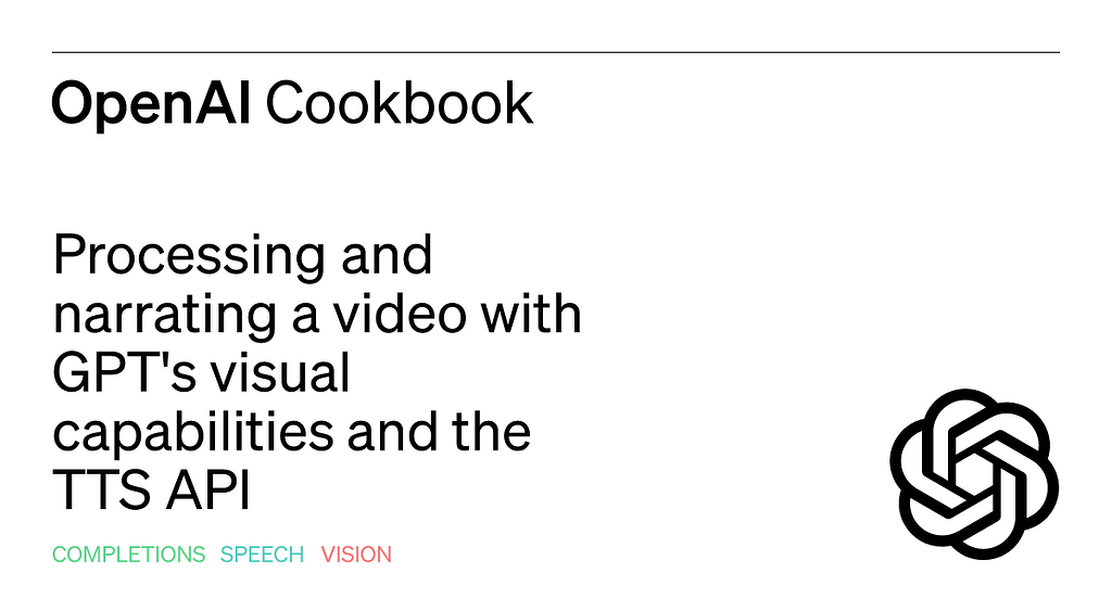 Does GPT-4o API Natively Support Video Input like Gemini 1.5? - API - OpenAI Developer Community