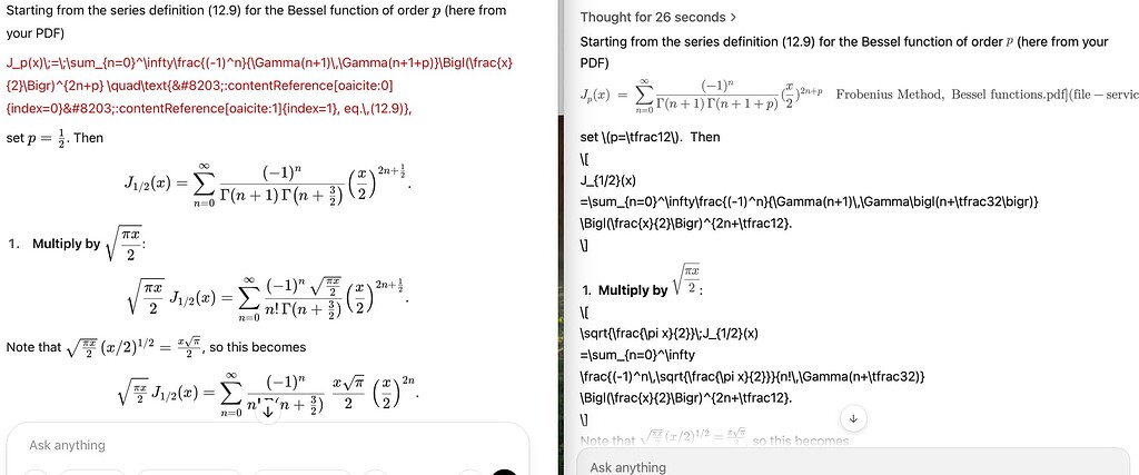 Latex doesn't render properly on Mac or web - Bugs - OpenAI Developer Community
