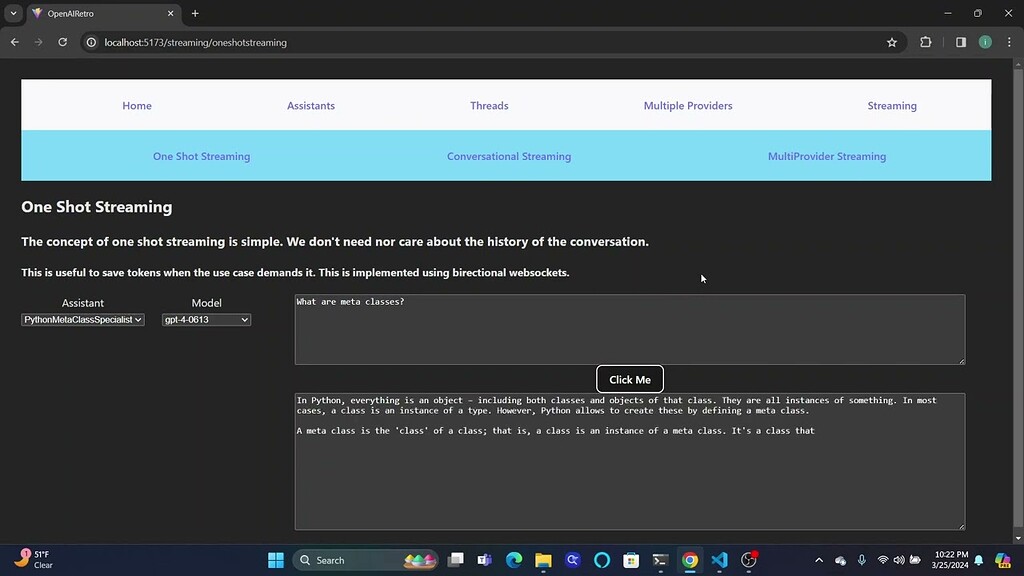One Shot Streaming Using Svelte with Bi Directional Web Sockets - Community - OpenAI Developer ...