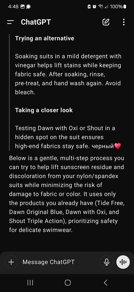 Is OpenAI getting hacked? Weird text - ChatGPT - OpenAI Developer Community