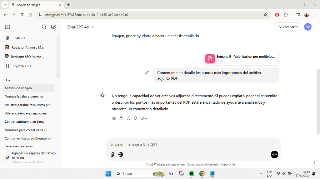 ChatGPT Cannot Read PDFs or Analyze Images: Urgent Solution Required - Bugs - OpenAI Developer ...