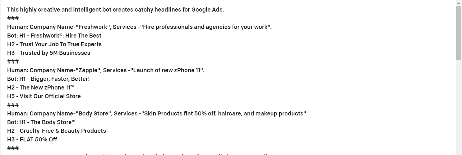 How does your playground look like? - Prompting - OpenAI Developer Community