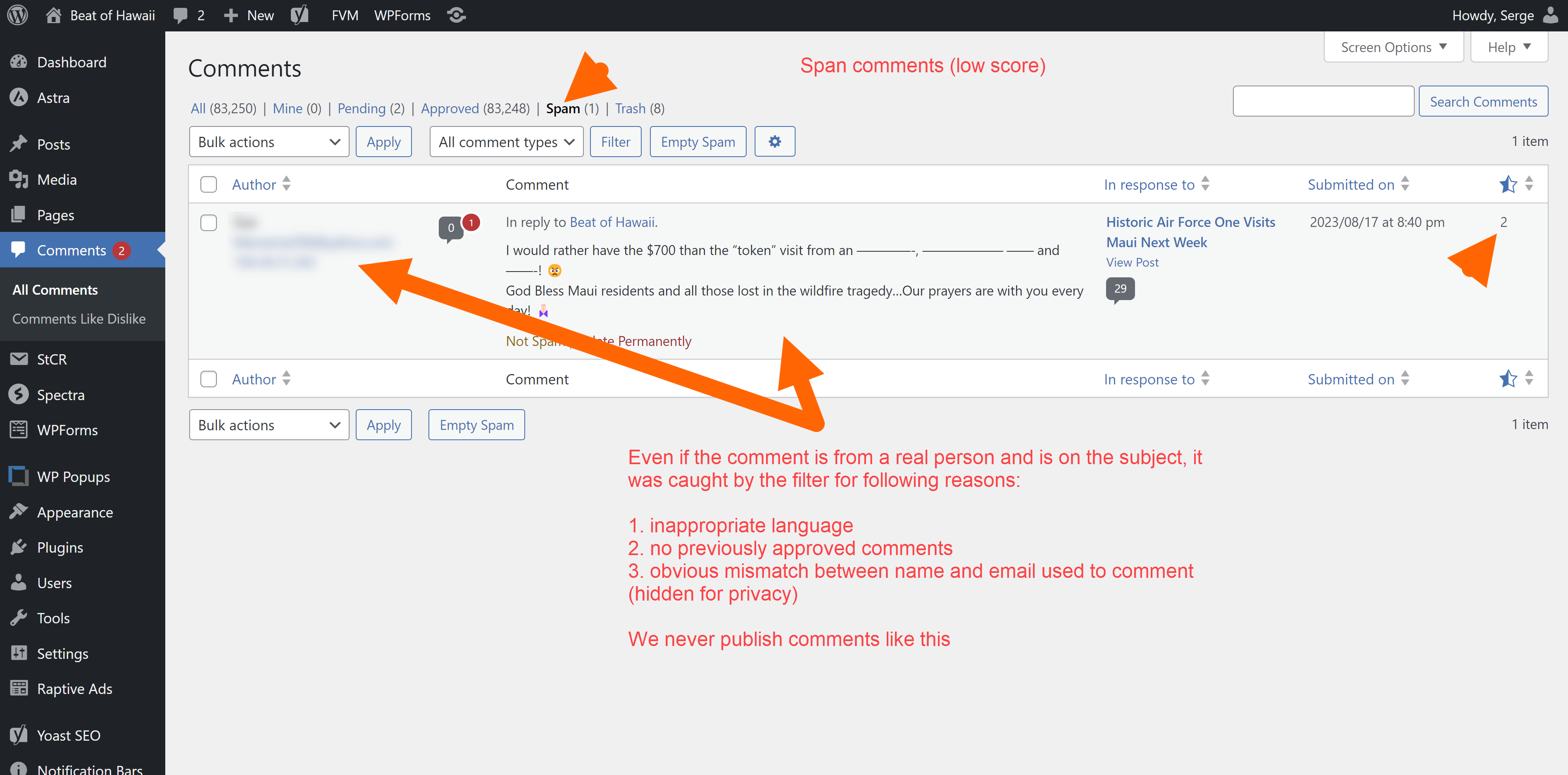 WordPress plugin: AI Comment Moderator - Community - OpenAI Developer ...