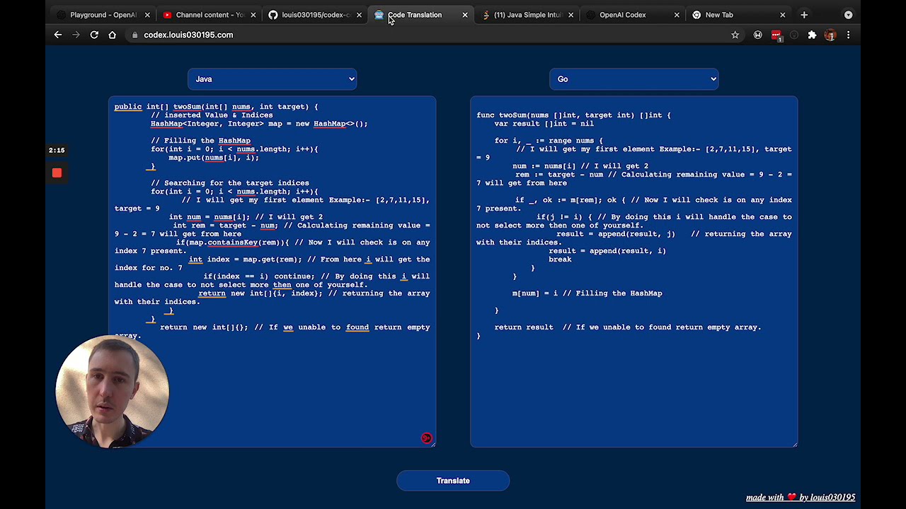 Automatic code translation using OpenAI Codex, Rust, TypeScript, Google Cloud - Community ...