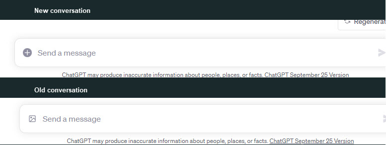 Image upload button - appearing on old conversations but not new ones? - ChatGPT - OpenAI ...