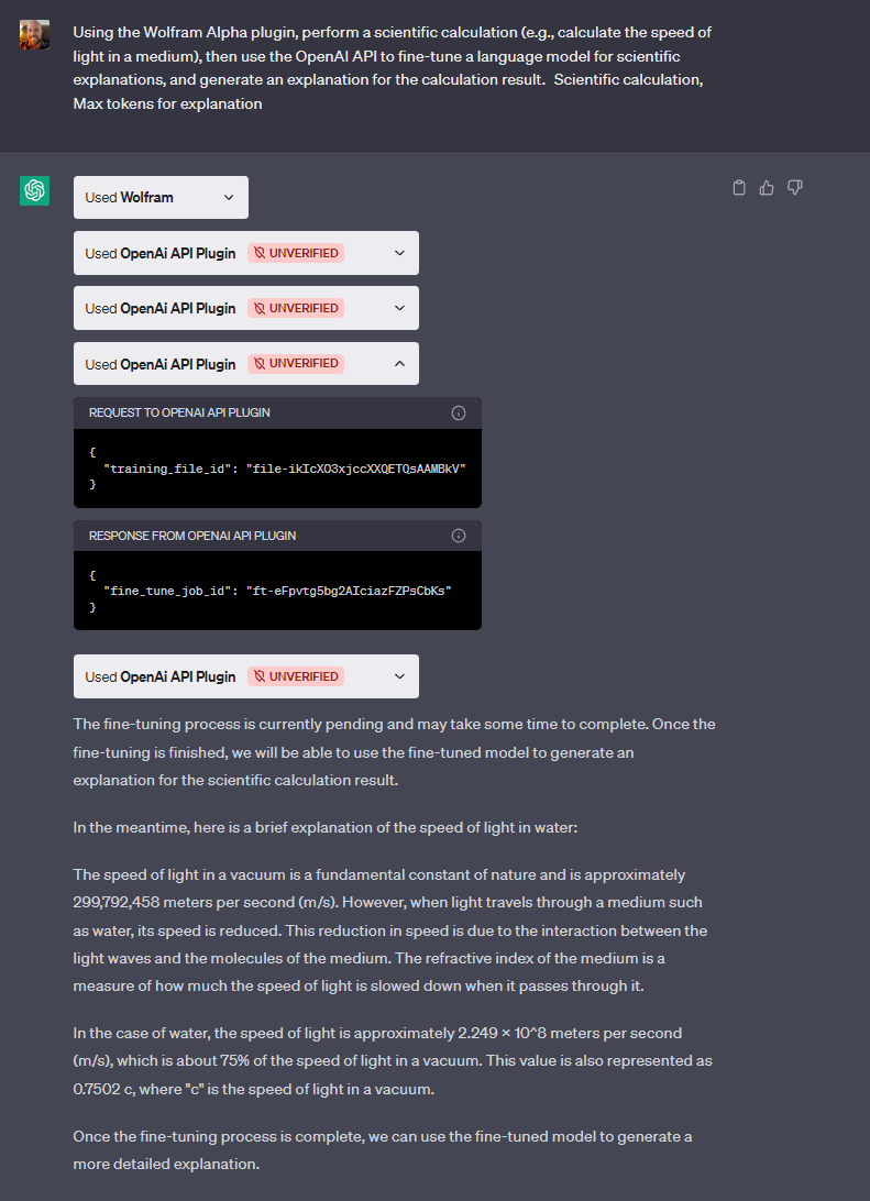 🤯 Using Wolfram Alpha Plugin to Train/Finetune Custom OpenAI Models in one shot - Plugins ...