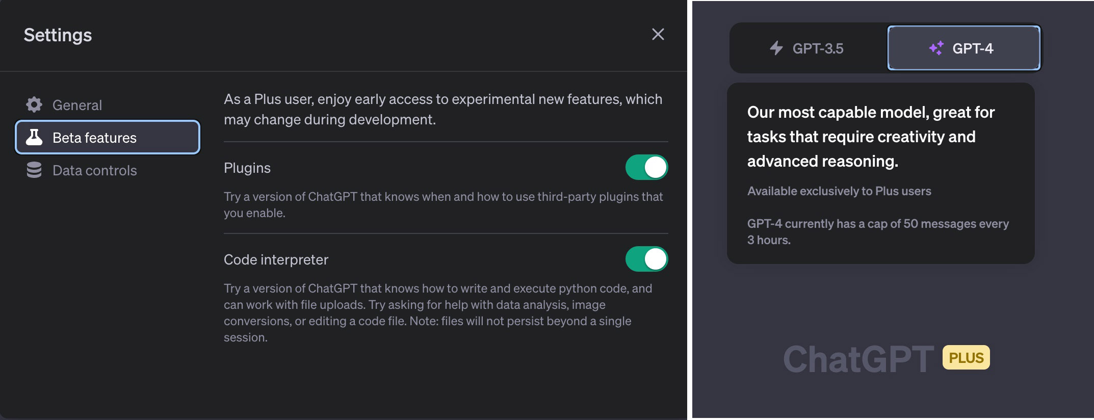 No Code interpreter in Plus subscription - ChatGPT - OpenAI Developer Community