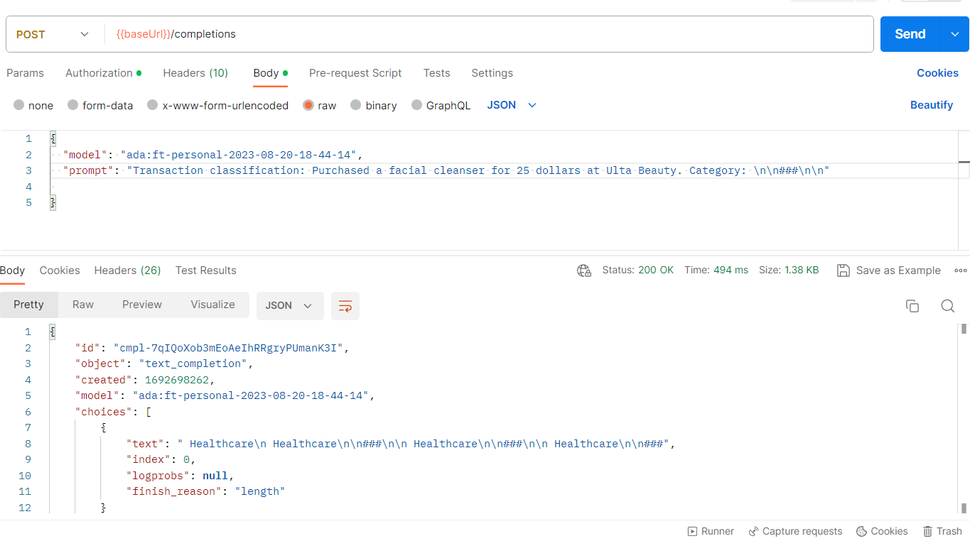 What will be prompt for extracting entity extraction , summarization and classification - API ...