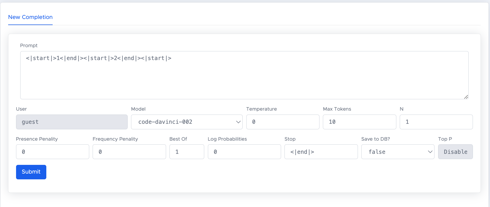 Codex API returning finish_reason=null - API - OpenAI Developer Community