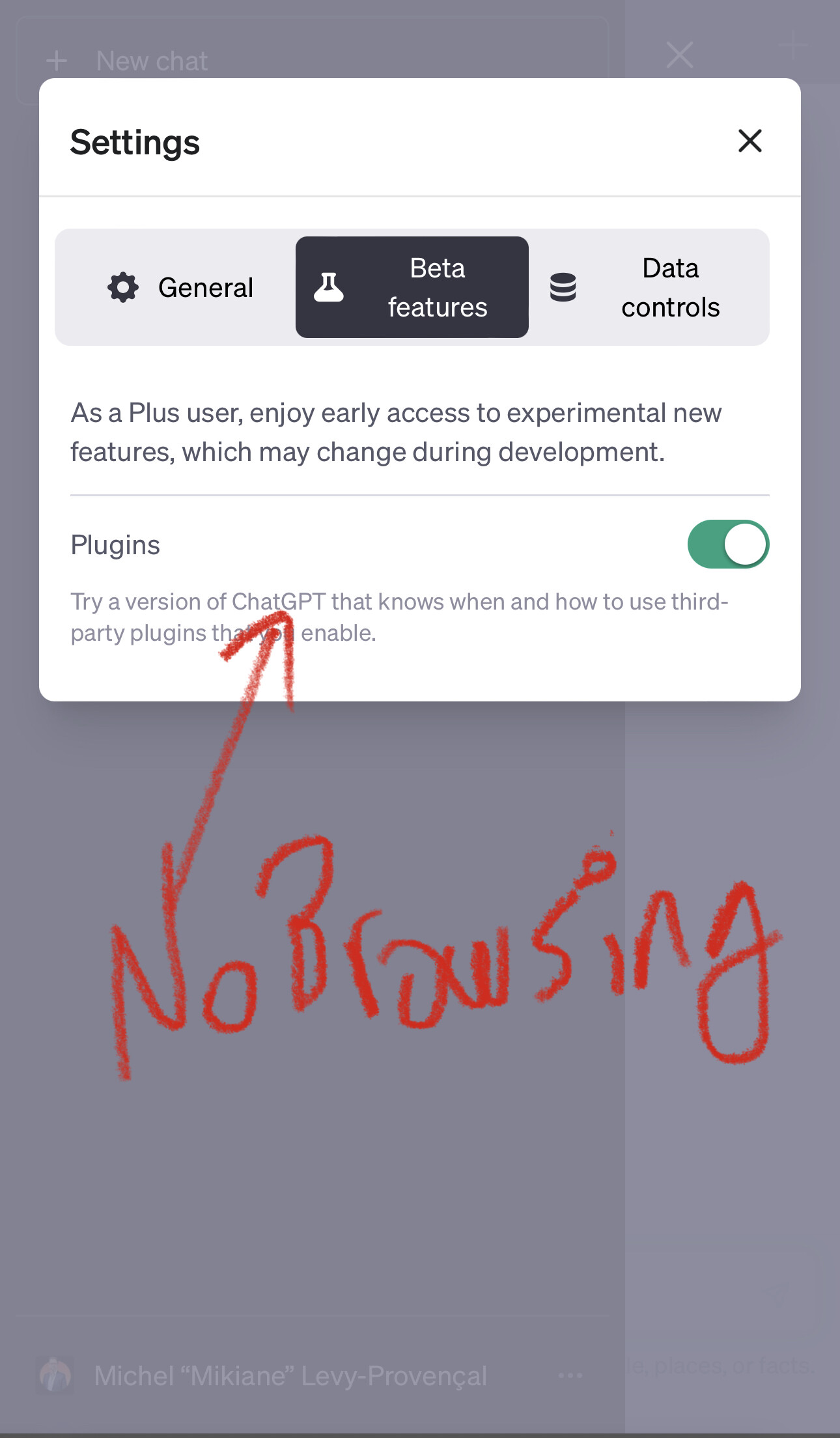 Peculiar situation: account linked to a weird version of ChatGPTPlus - Plugins / Actions ...