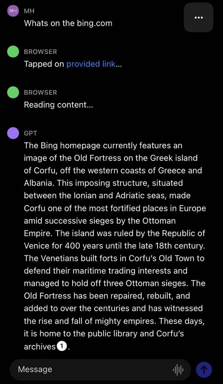 Browsing With Bing Beta 🎉 Plugins Actions Builders Openai Developer Community