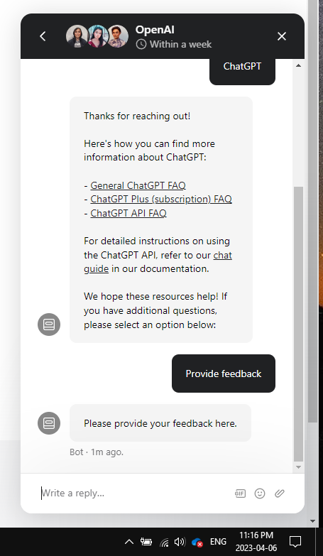 Feature Request for chatGPT - ChatGPT - OpenAI Developer Community