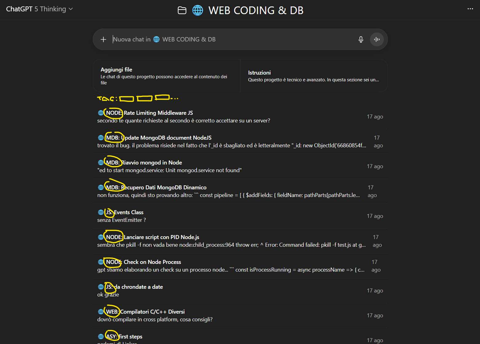 Title tags with filters into projects - Feature requests - OpenAI Developer Community