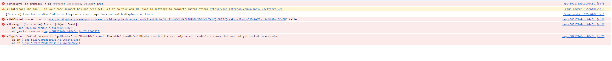 Chat History OFF = "Conversation key not found" error - Page 2 - Bugs ...