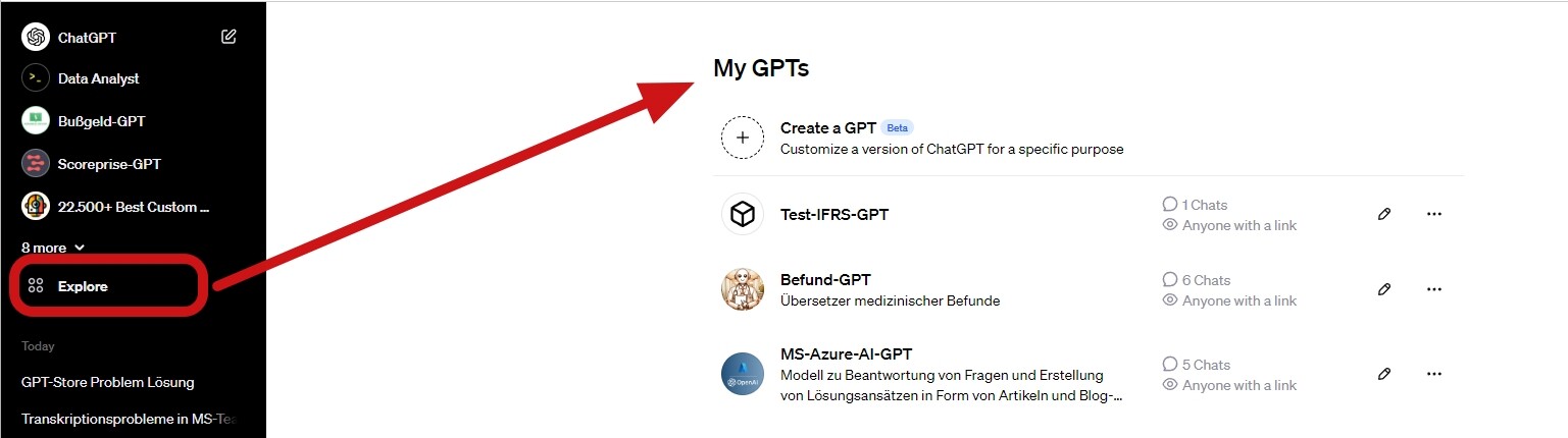 The new GPT-Store won't be shown in my ChatGPT plus Account - Bugs - OpenAI Developer Community