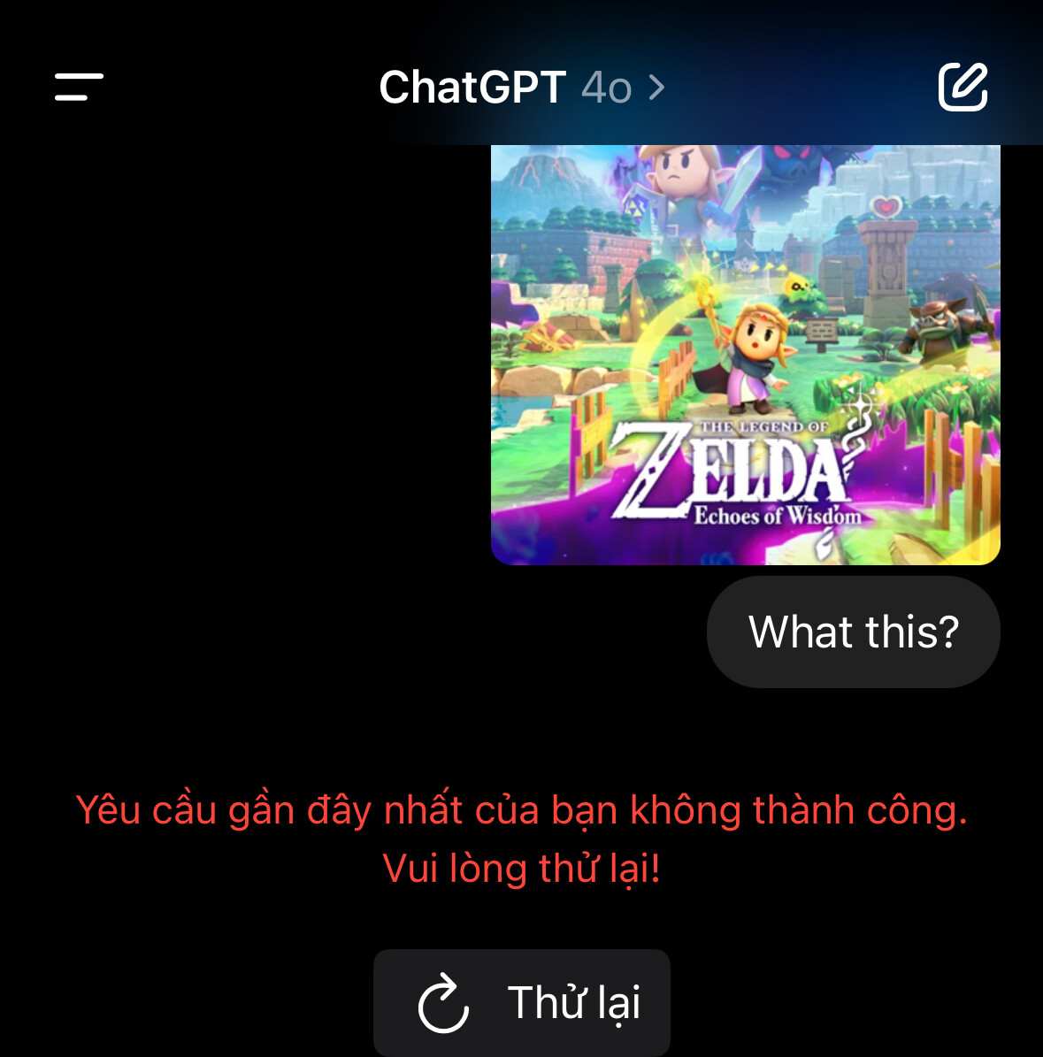 Image search always encounters errors and cannot be processed - Bugs - OpenAI Developer Community