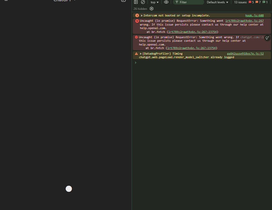 Open Chatgpt Broken Images Files Web Search Long Msgs Etc Bugs Openai Developer