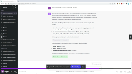 Issue with ChatGPT unable to investigate outliers - Bugs - OpenAI Developer Community
