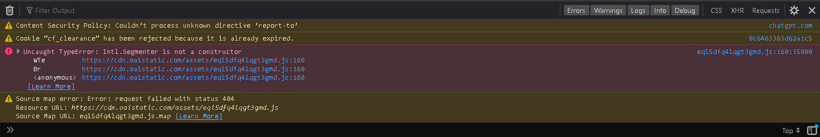 The web interface is not working, it's impossible to log in - ChatGPT - OpenAI Developer Community