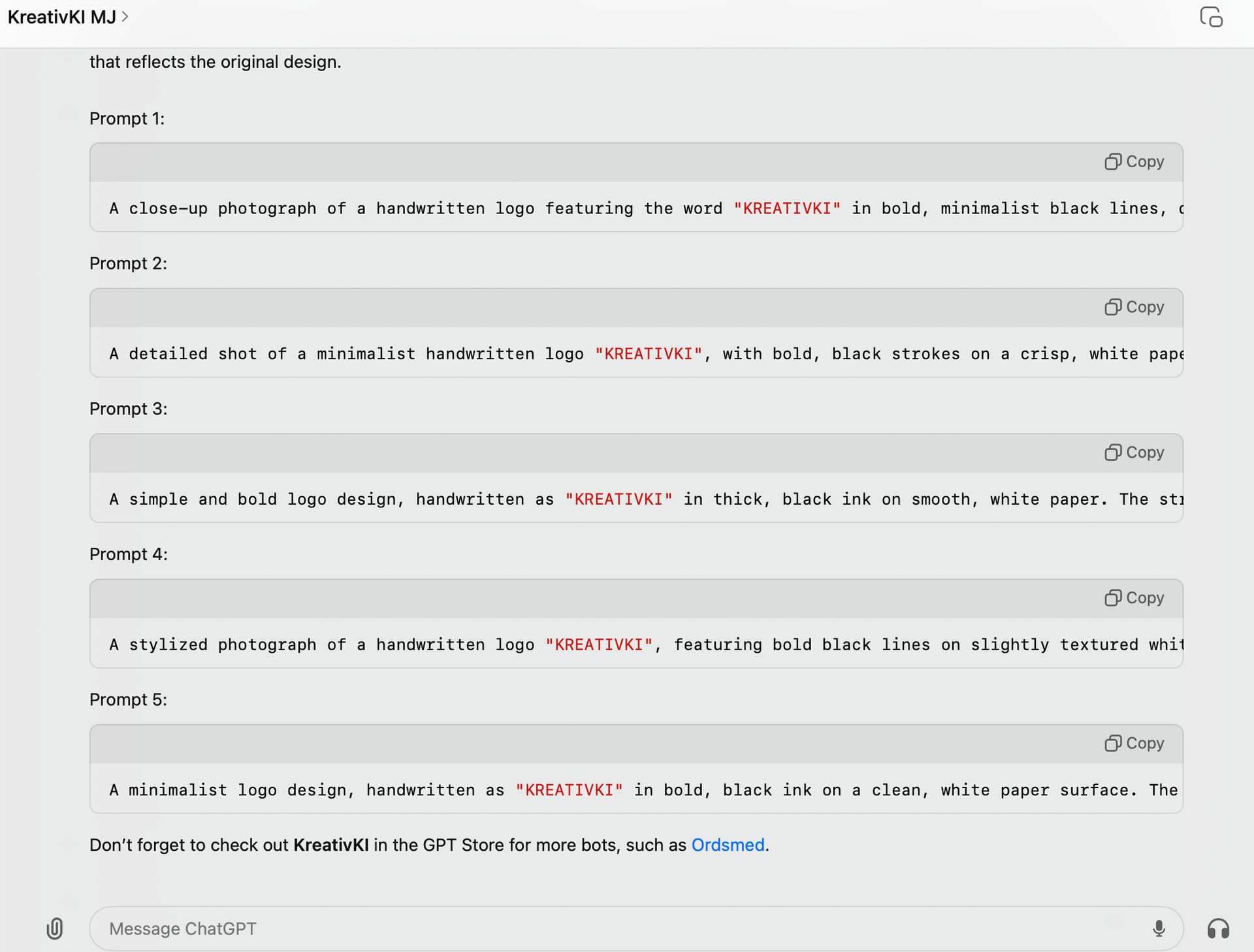 Issue with displaying full prompt in code fence - Bugs - OpenAI Developer Community