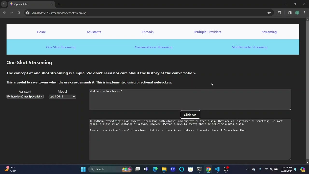 One Shot Streaming Using Svelte with Bi Directional Web Sockets ... One Shot Streaming Using Svelte with Bi Directional Web Sockets ...