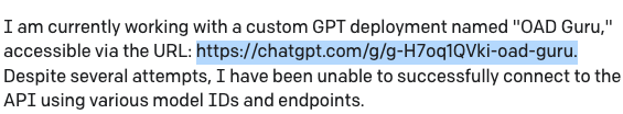 I cannot find custom gpt model # in my account - GPT builders - OpenAI Developer Community