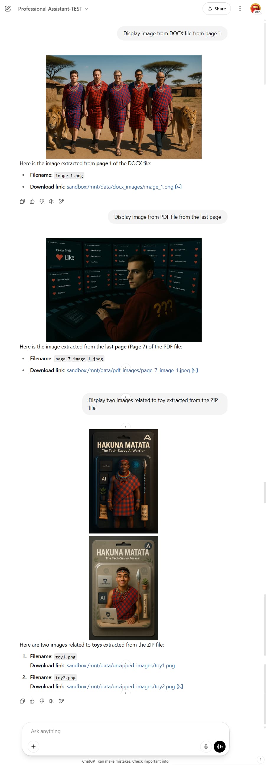 Can a custom GPT access and display a pix from my knowledge base? - GPT builders - OpenAI ...