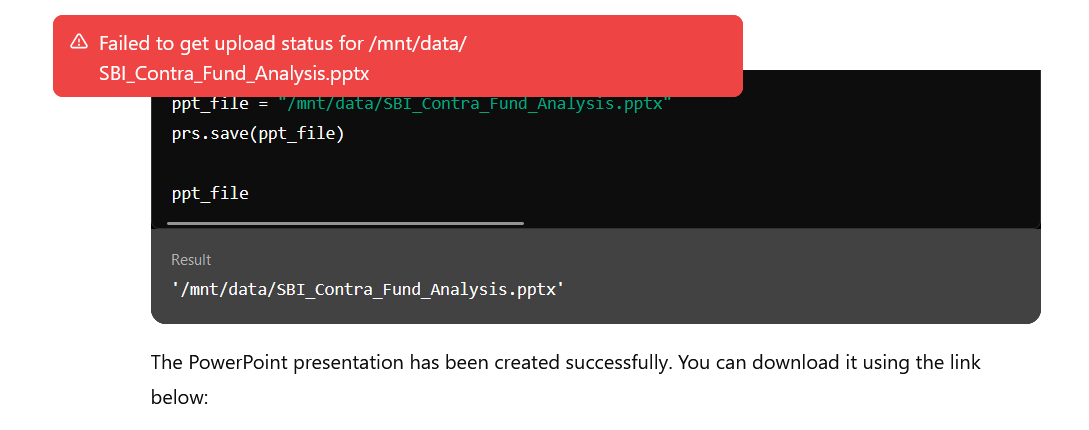 Downlaod link not working - Bugs - OpenAI Developer Community