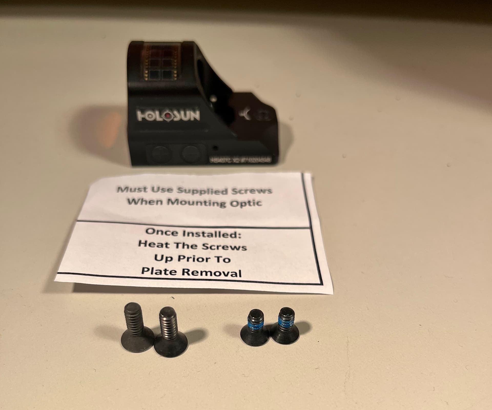 Which fasteners for mounting RMR pattern optic? - Dagger - Palmetto ...