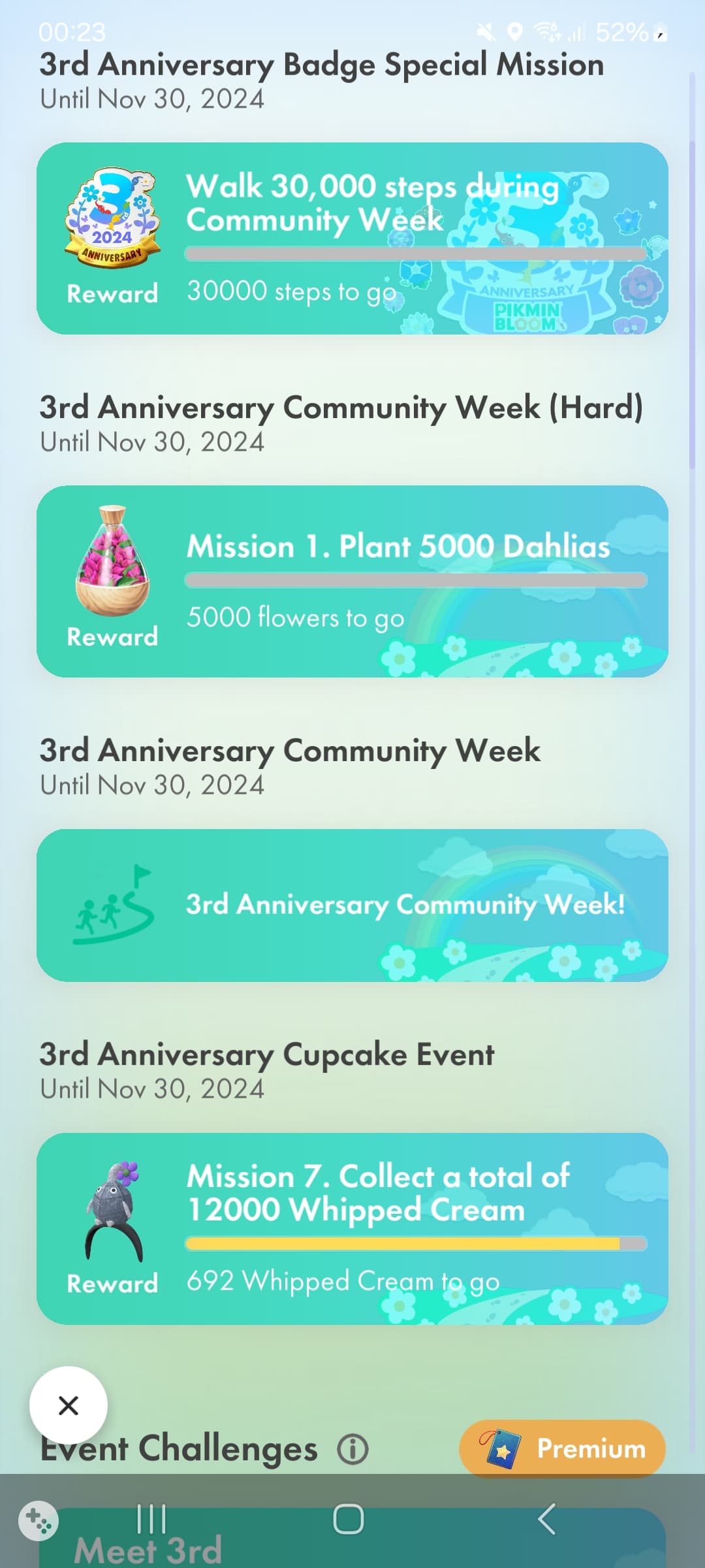 3rd Anniversary Community Week - REPORT A BUG - Pikmin Bloom Support Community