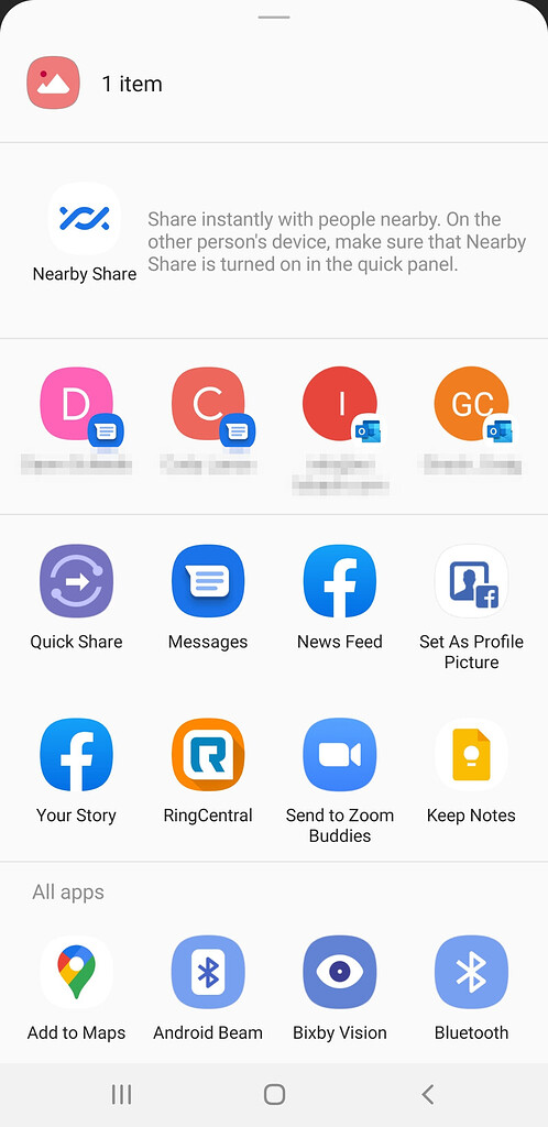Android Sharing - Control who appears at the top of the list - Mobile ...