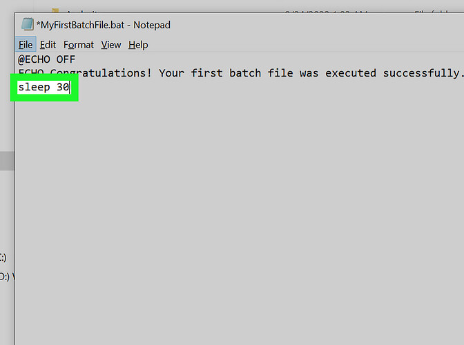 Adding A Pause In A Batch File Windows Spiceworks Community