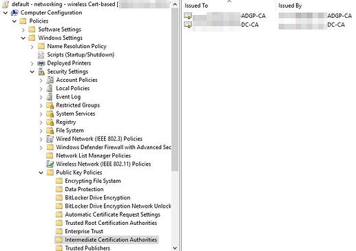 NPS wifi certificate authentication - select CA name or FQDN? - Networking - Spiceworks Community