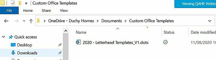 Group Policy to Distribute Custom Word Templates for the Organisation ...