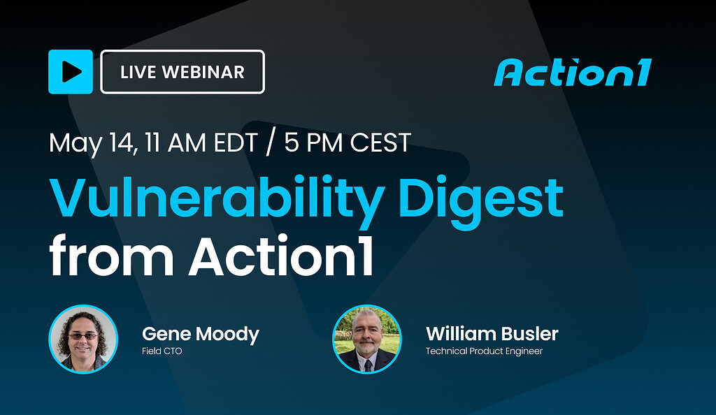 🔔 Your Monthly Wake-Up Call: Patch Fast or Pay Later - Action1 - Spiceworks Community